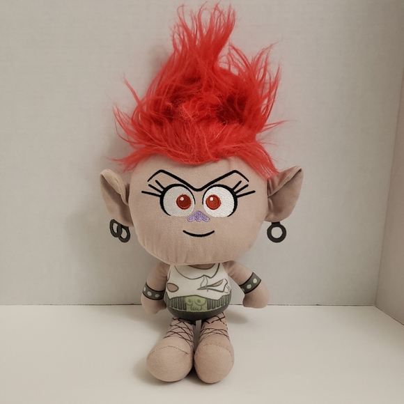 Dreamworks | Toys | Dreamworks Trolls On Tour Barb The Troll Stuffed ...